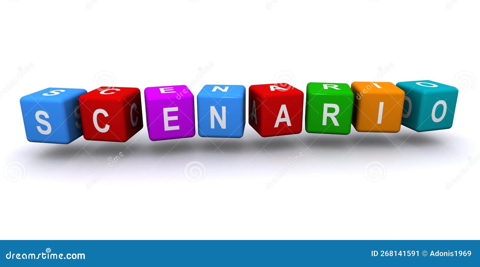 Scenario Word Block on White Stock Illustration - Illustration of peak ... Scenario Word Block on White Stock Illustration - Illustration of peak ...