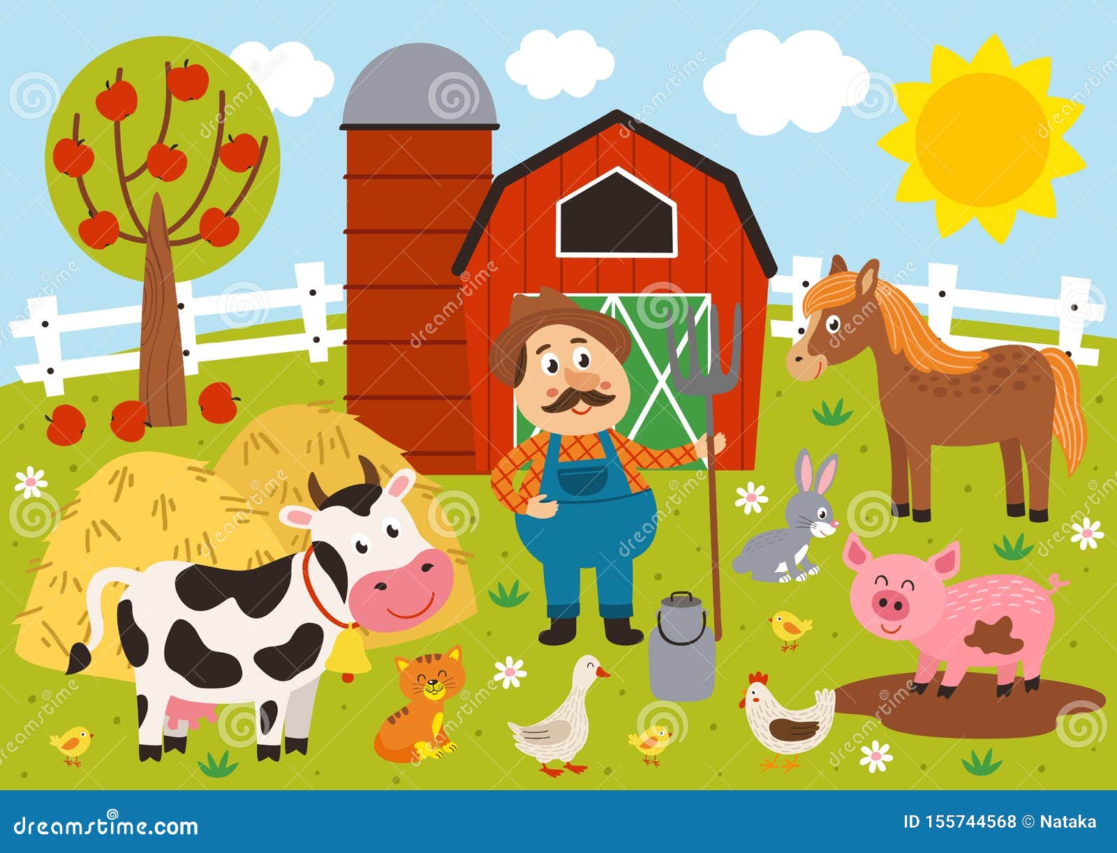 Barnyard Cartoons, Illustrations & Vector Stock Images - 7531 Pictures ...
