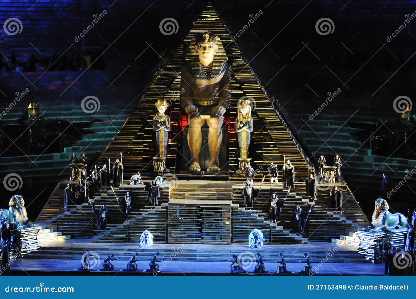 Scene of Aida at Arena of Verona Editorial Stock Photo - Image of italy ...