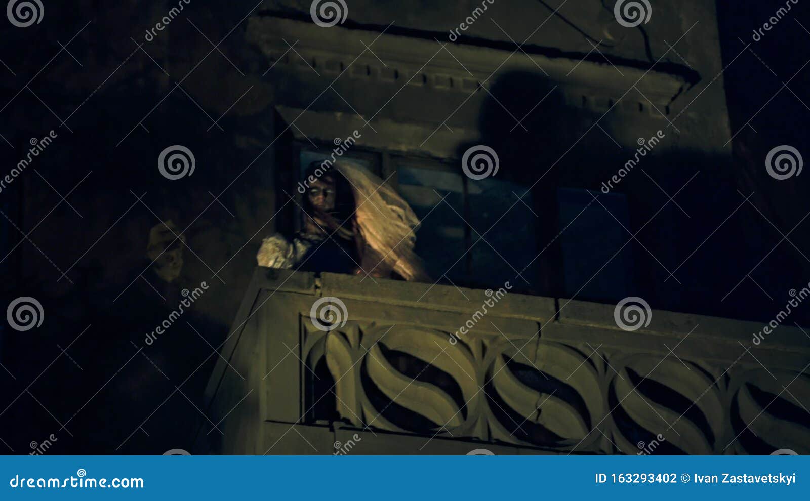 The Scene on the Balcony, Revived Corpse Bride on the Night of ...
