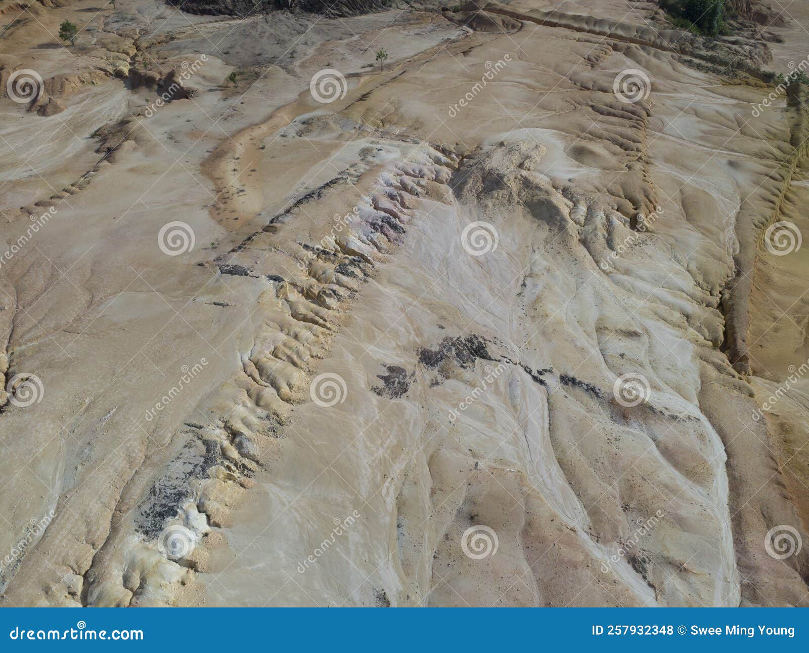 Scene of the Barren Land Due To Soil Mining Activity. Stock Photo ...