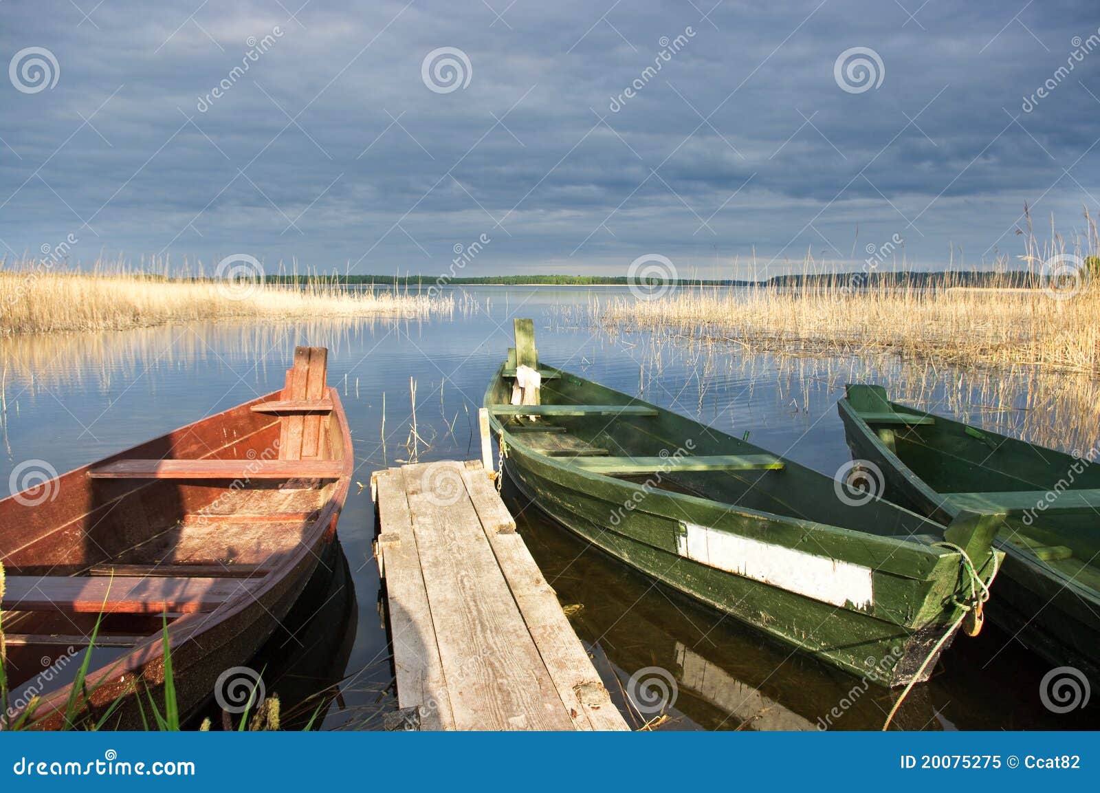 Scene with boats stock image. Image of leisure, boat - 20075275