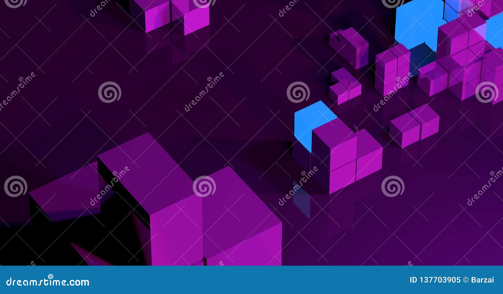 Colorful cubes patterns stock illustration. Illustration of render ...