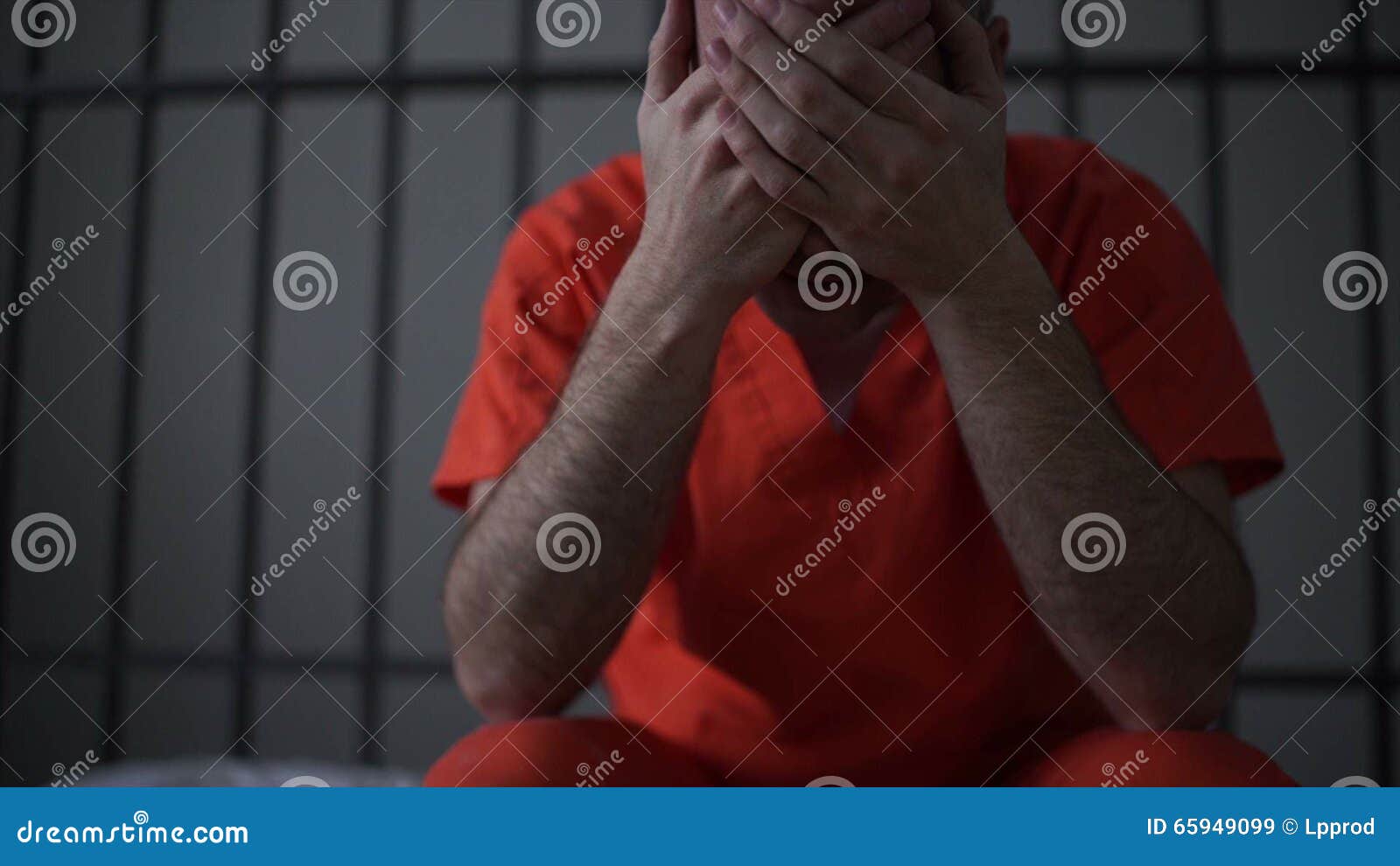 Scene of a Depressed Inmate in Prison Stock Video - Video of imprison ...