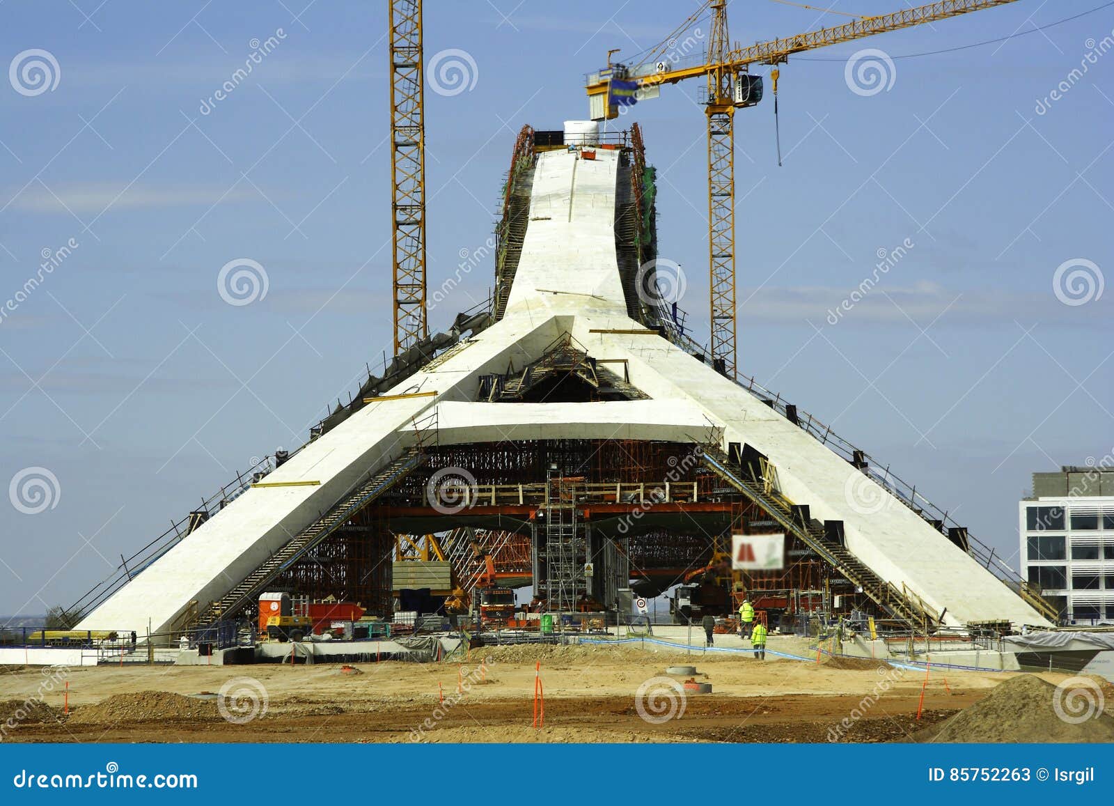 Scene Details Of Construction Of Civil Engineering Royalty-Free Stock ...