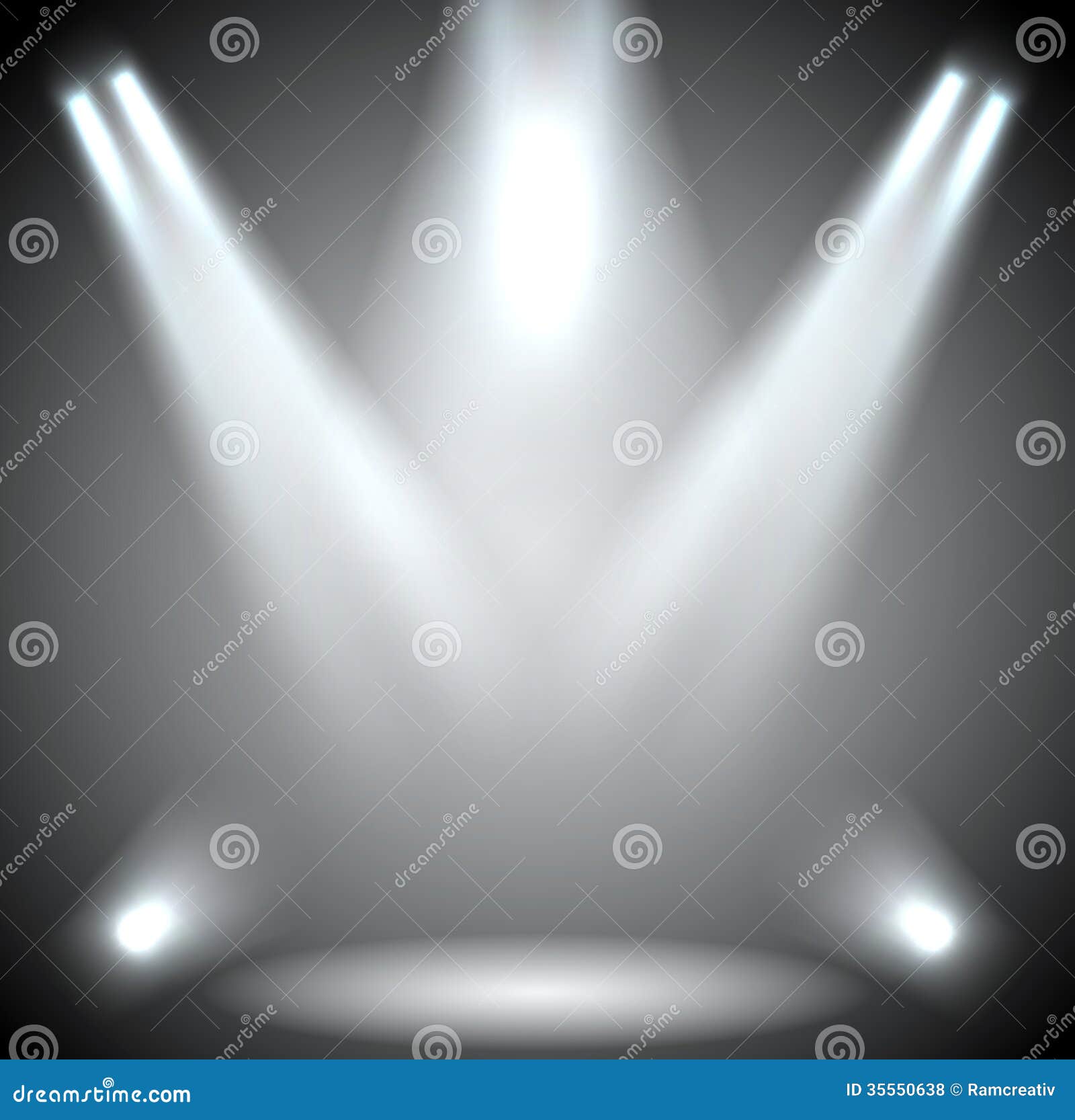 Scene Illumination. Background Lighting with Spotlights Stock ...