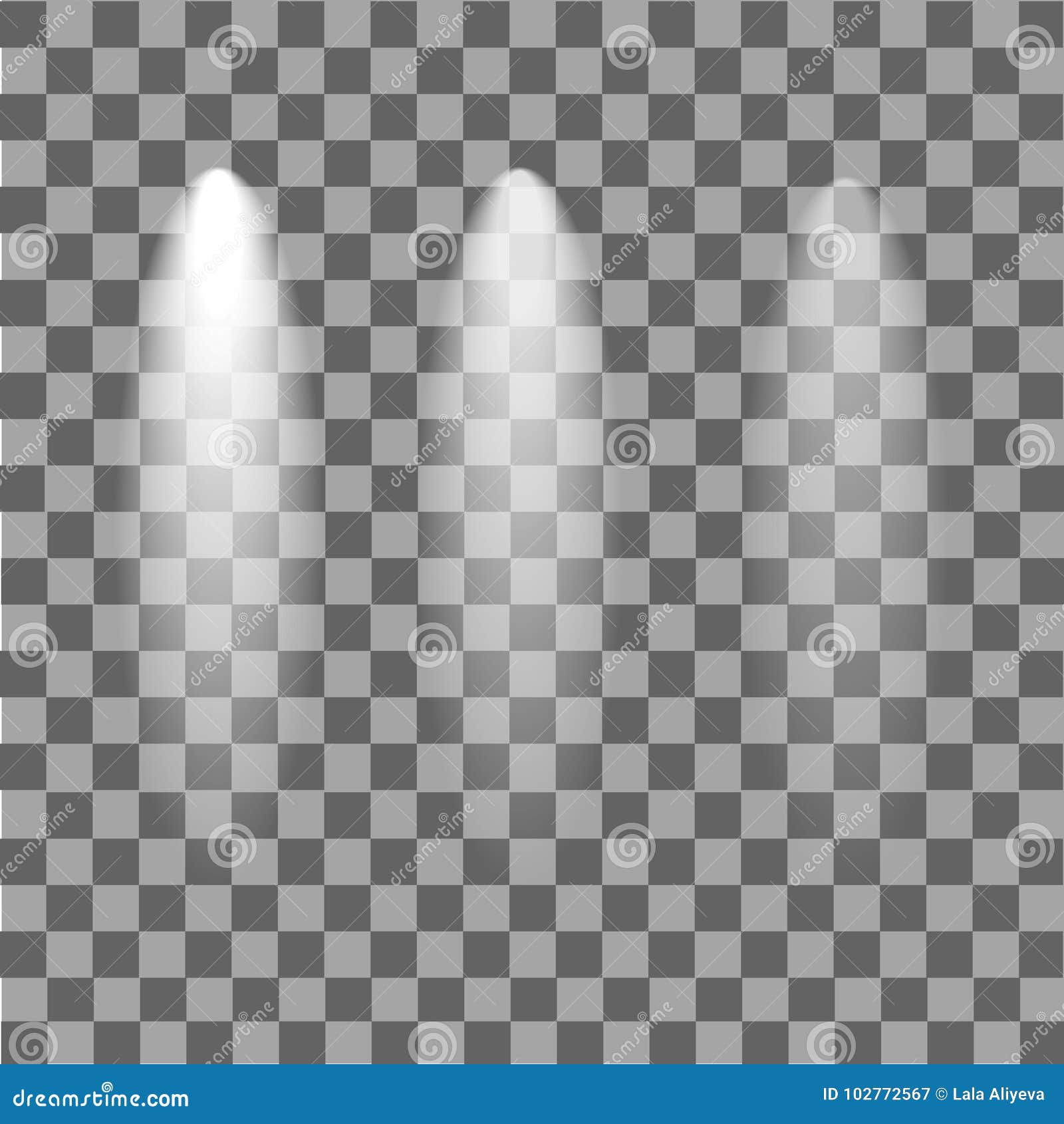 Scene Illumination. Cold Light Effect. Stage Illuminated Spotlight on ...