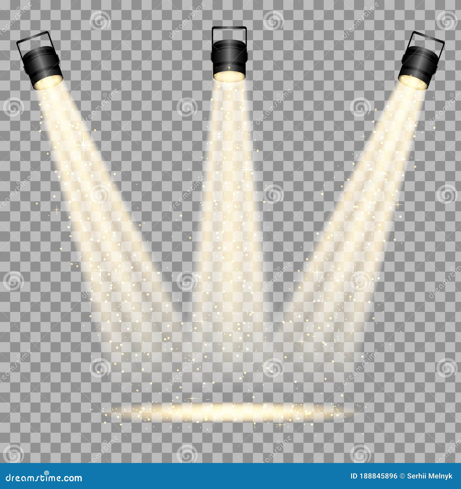 Spotlight collection stock vector. Illustration of disco - 188845896