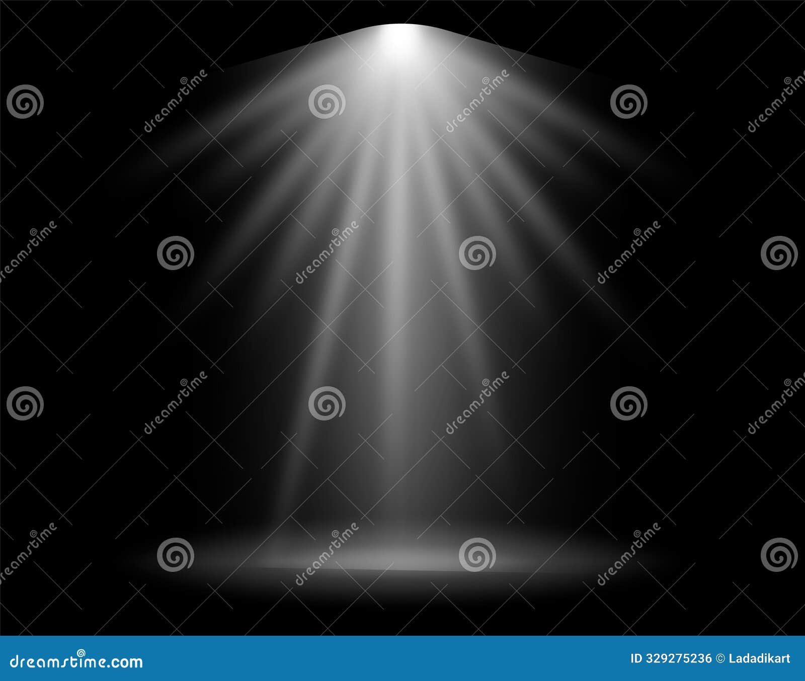 Scene Light. Smooth Realistic Stage Spotlight Effect Stock Illustration ...
