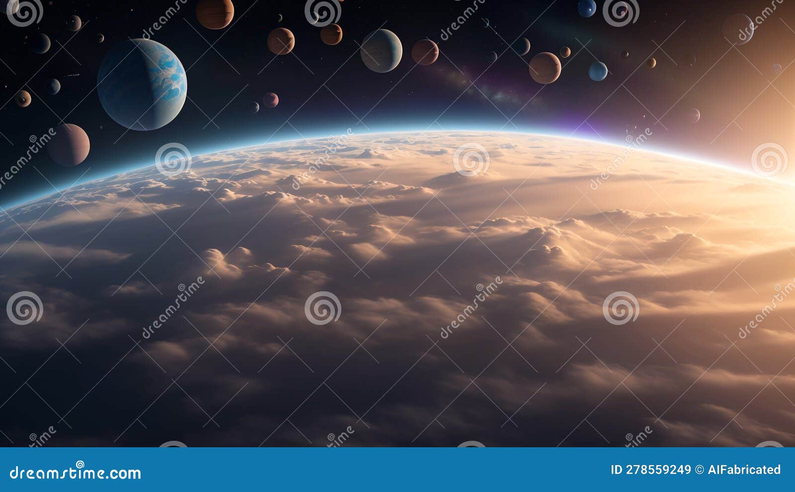 A Scene of a Marvelously Detailed View of the Earth and Its Moon AI ...
