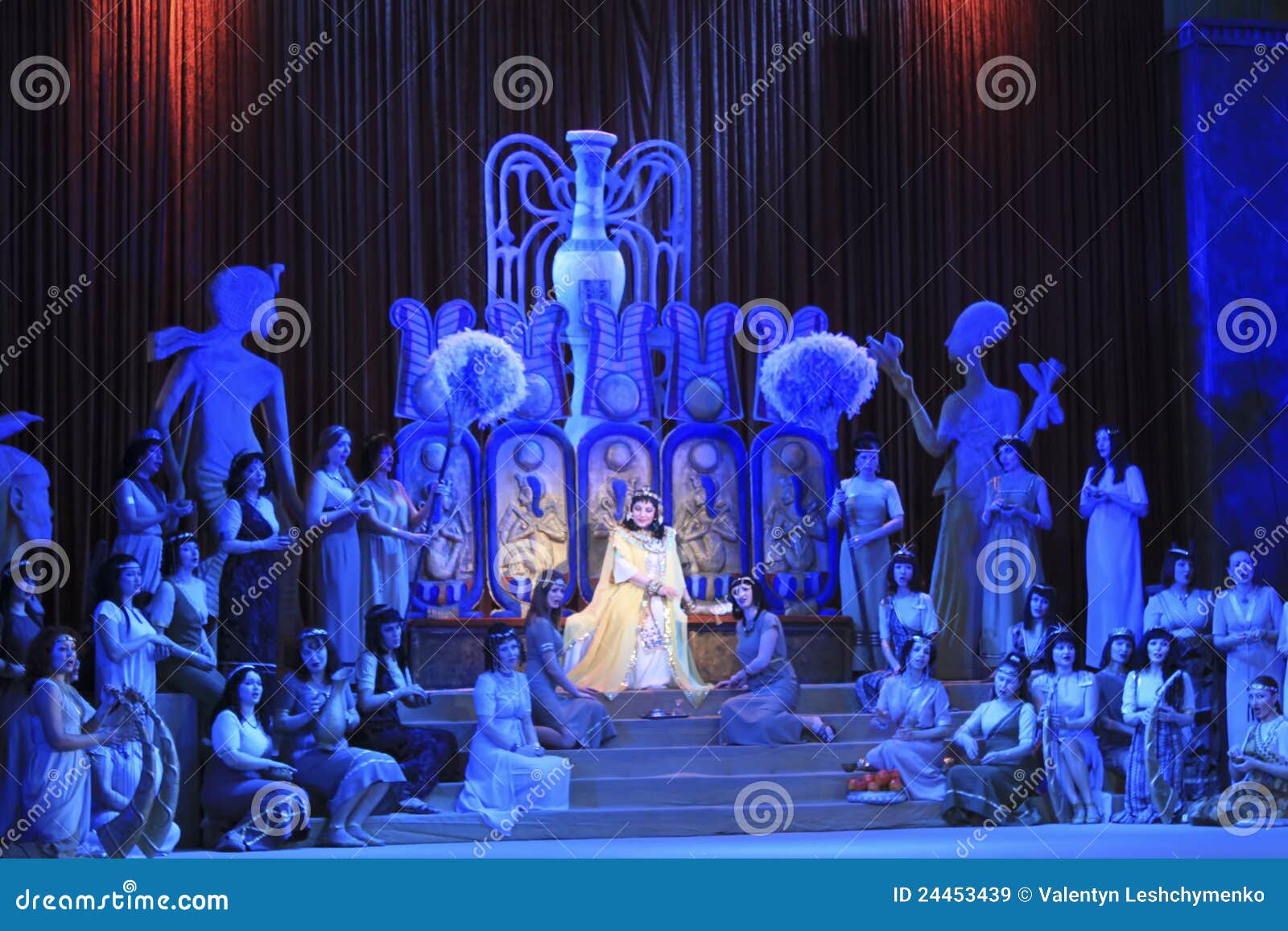 A Scene from the Opera Aida Editorial Stock Image - Image of classical ...
