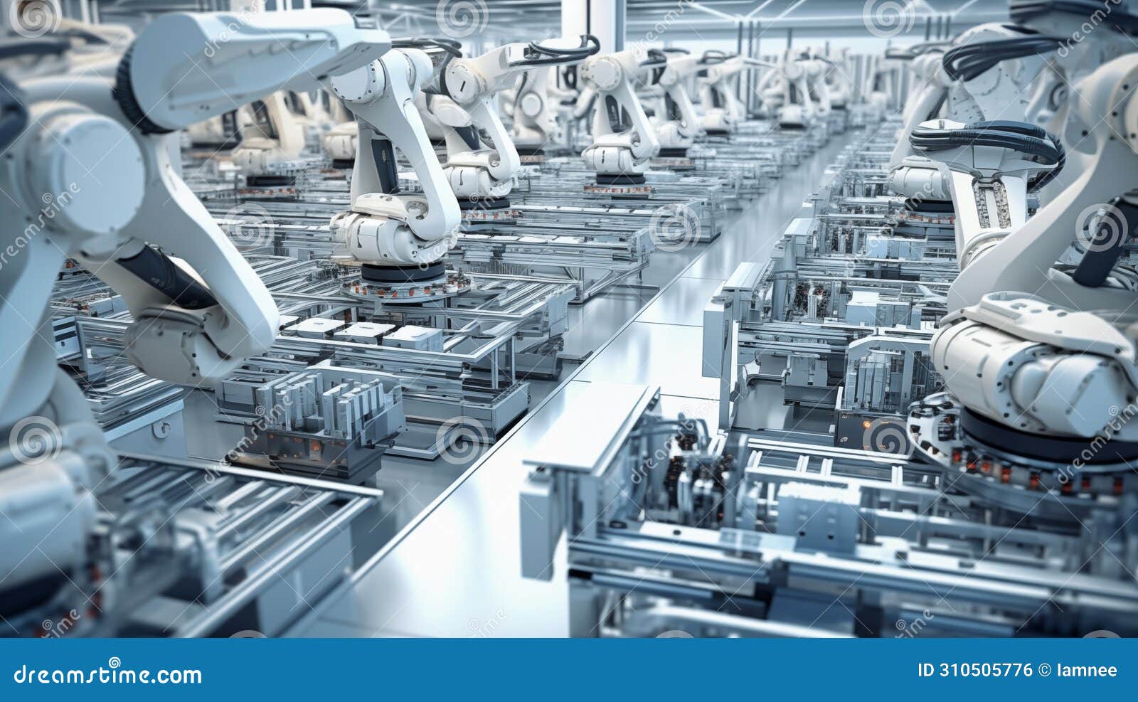 Scene Depicting Automated Manufacturing Processes and Machinery.AI ... Scene Depicting Automated Manufacturing Processes and Machinery.AI ...