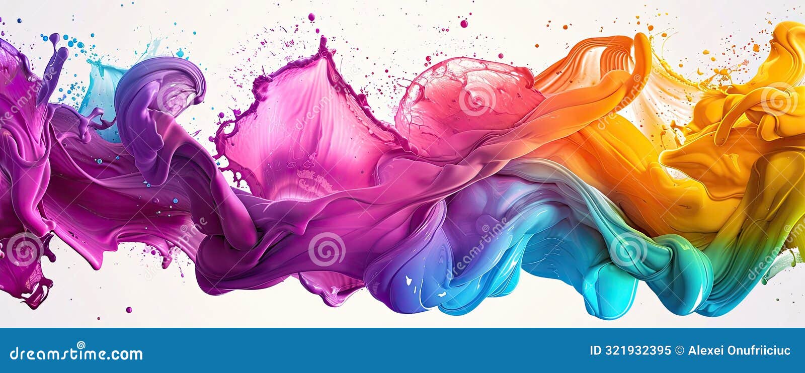 It Looks Like a Beautiful Rainbow of Colors Emerging from the Water ...