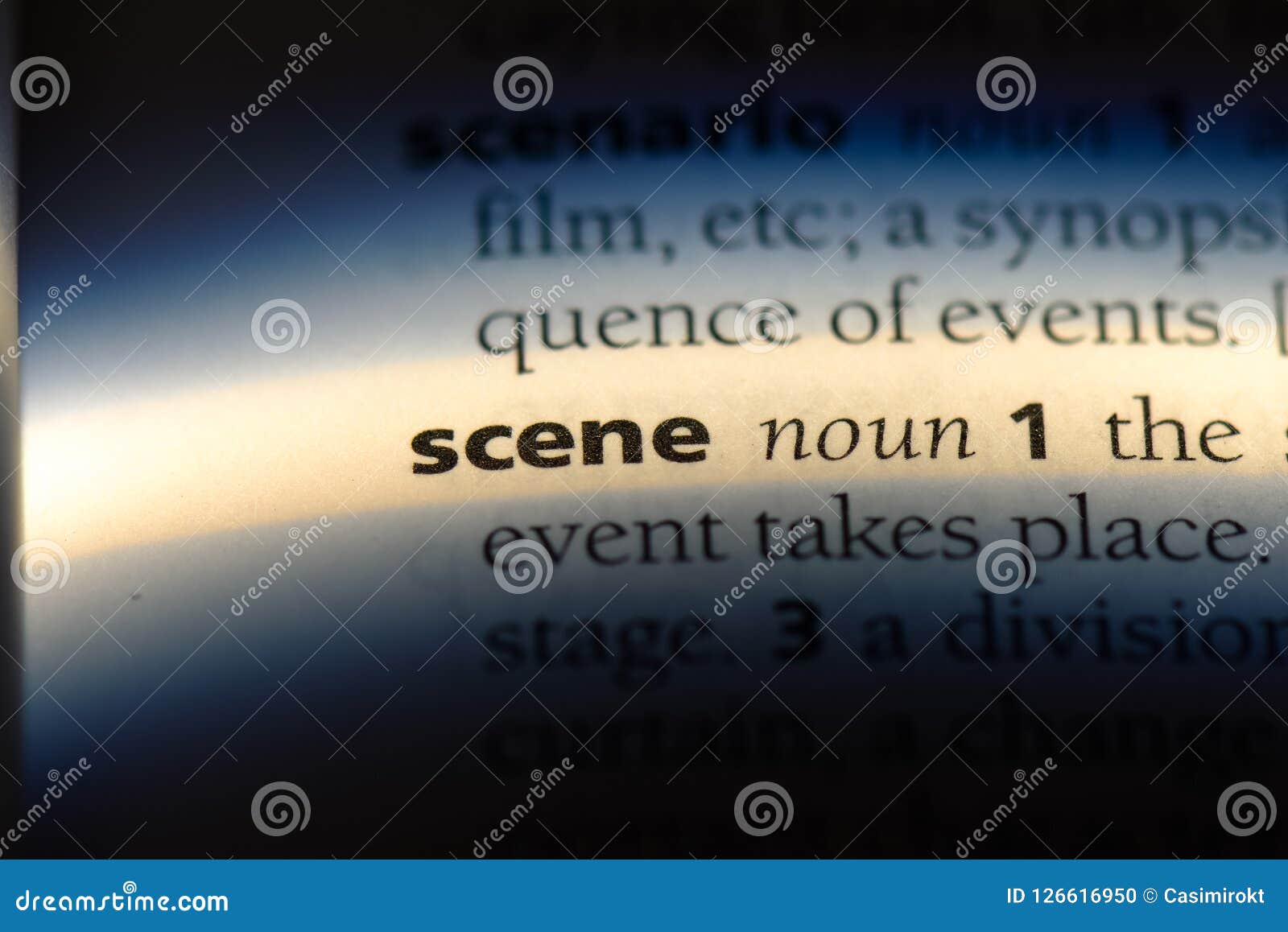 Scene stock photo. Image of macro, closeup, definition - 126616950