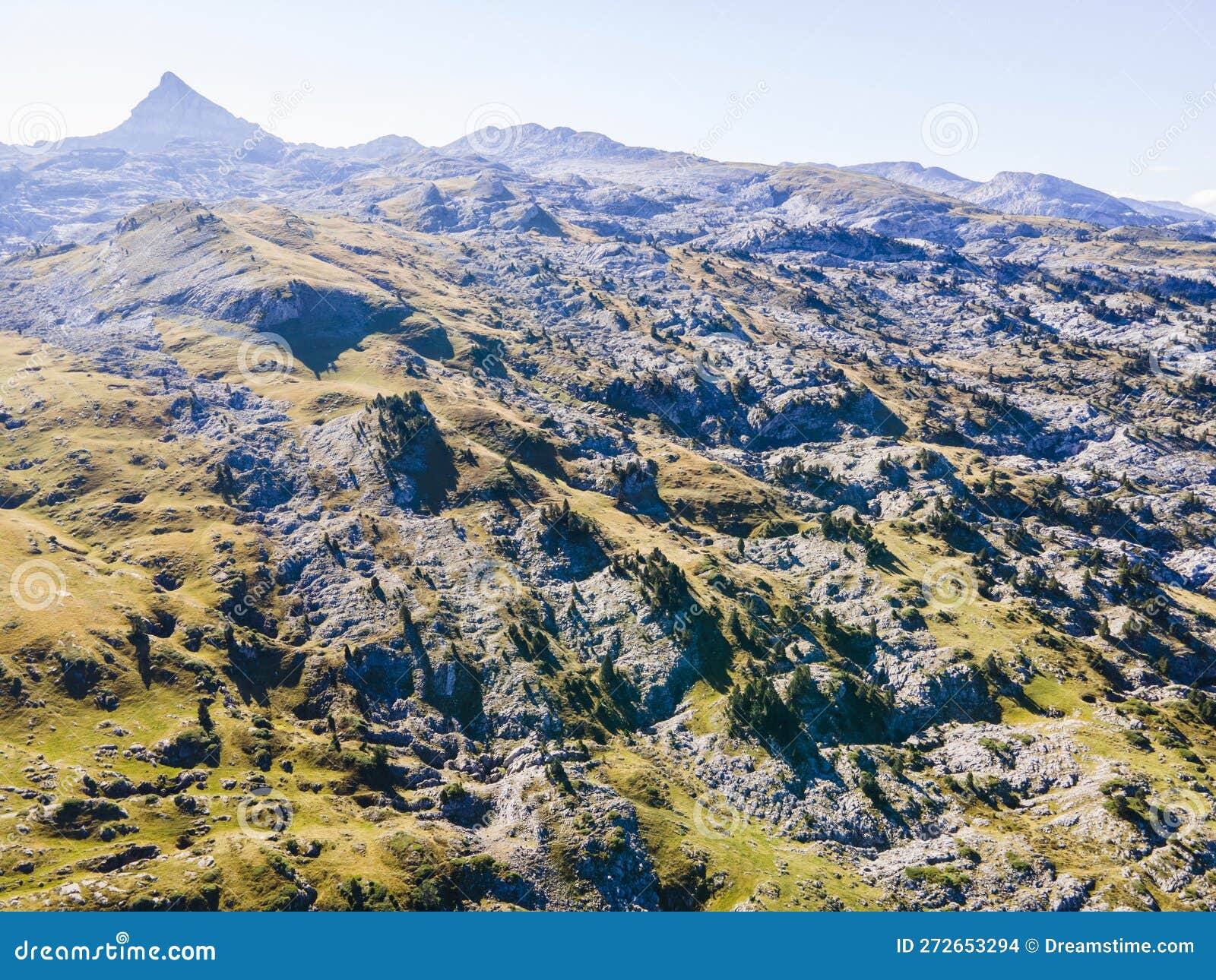 Scene of the Summer Landscape in Navarra, Pyrenees, Spain Stock Photo ...