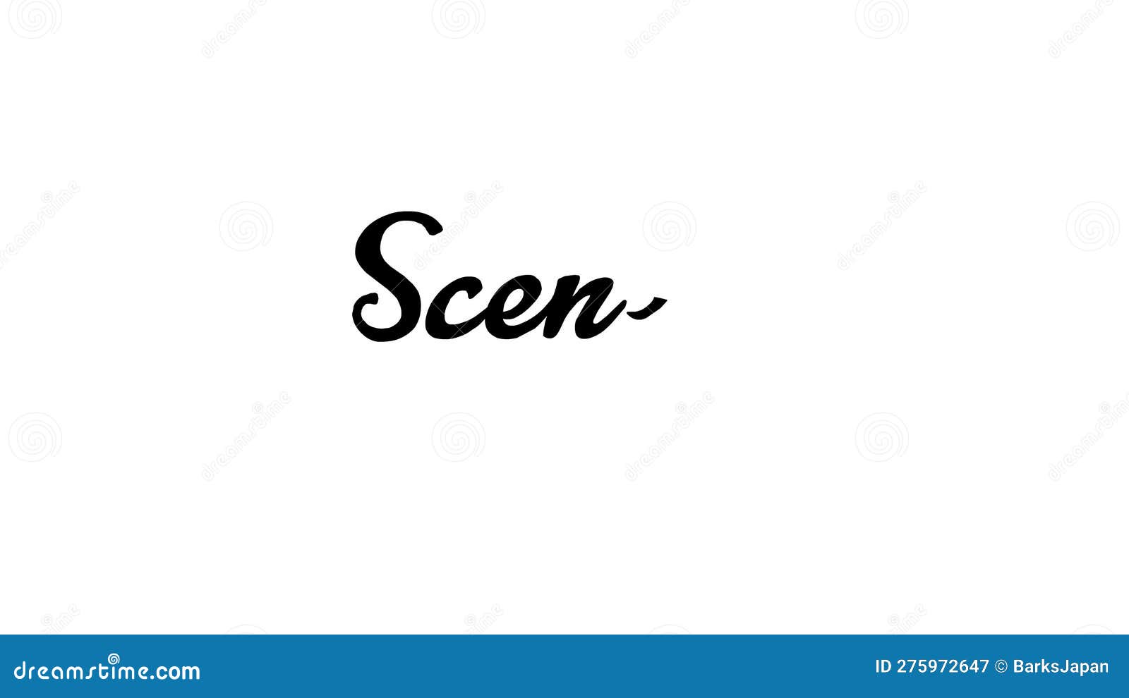 "Scene 1" Text Writing Animation ( 4k Stock Video - Video of word ...