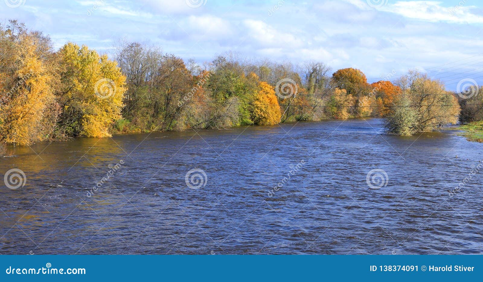 Scene of Westfield River in Westfield, Massachusetts Stock Image ...