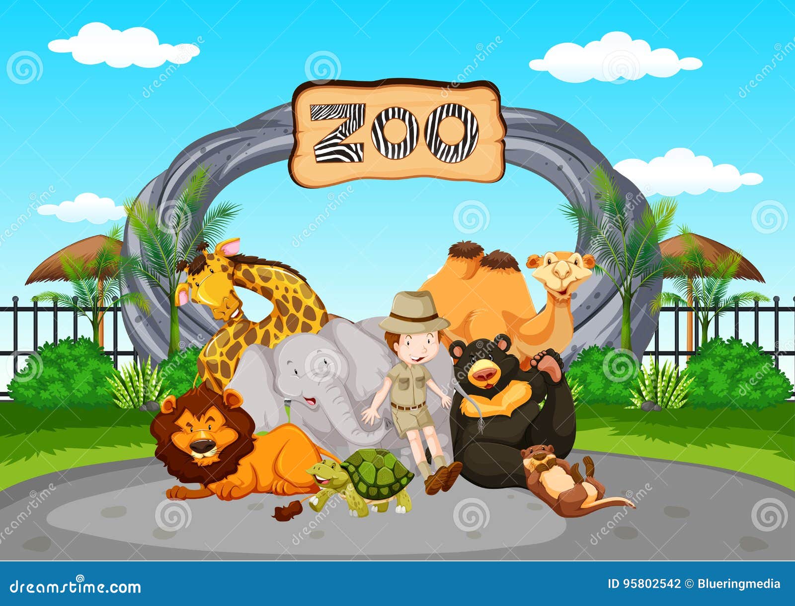Zookeeper Cartoons, Illustrations & Vector Stock Images - 1245 Pictures ...
