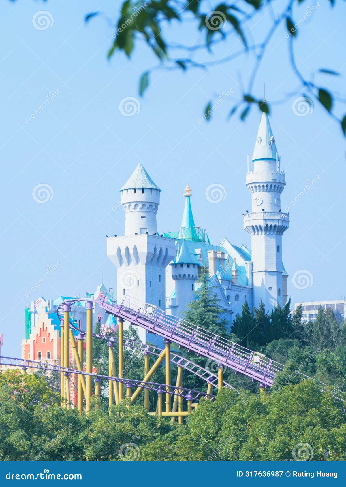 The Scenery in the Amusement Park in Spring Editorial Photography ...