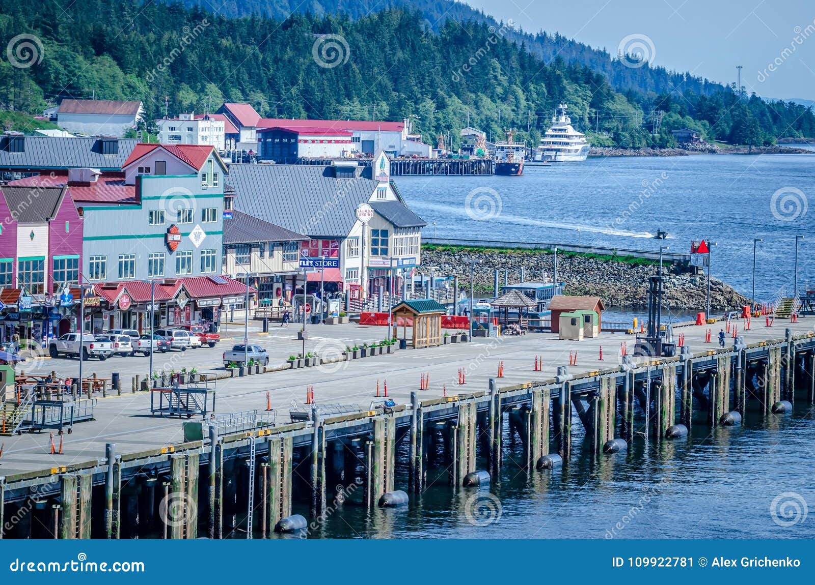 Scenery Around Alaskan Town of Ketchikan Editorial Photo - Image of ...