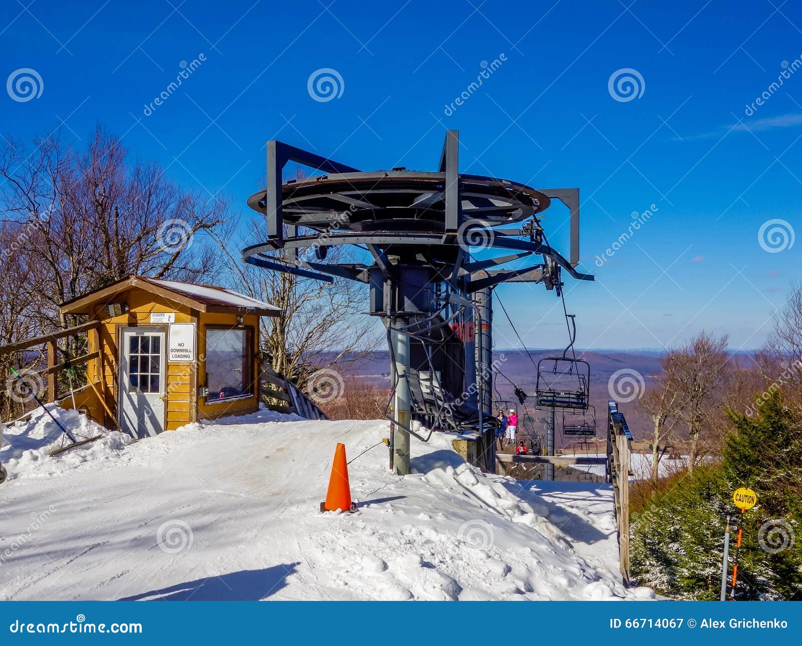 Scenery Around Timberline Ski Resort West Virginia Stock Image - Image ...