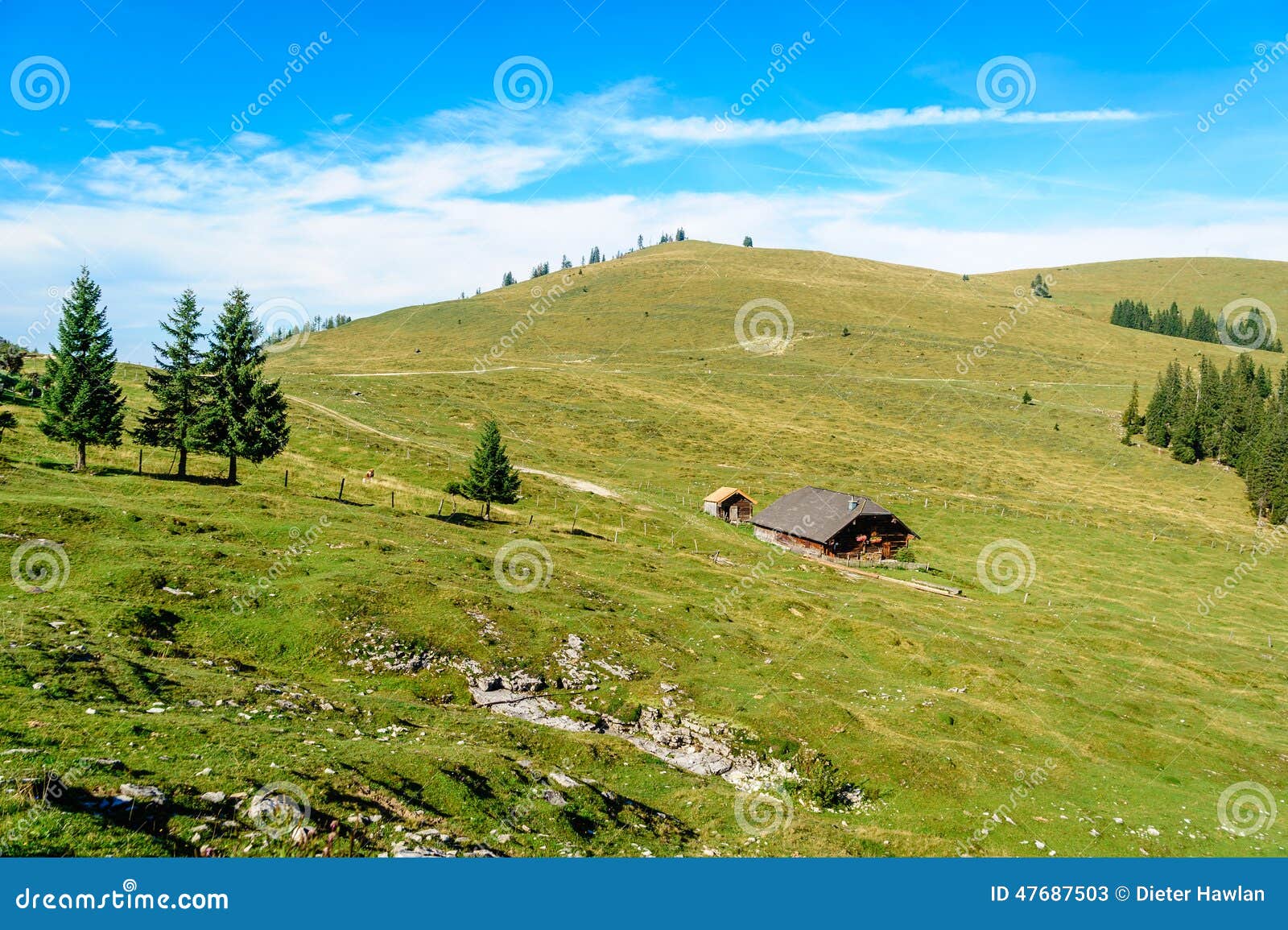 Scenery in the Austrian Alps Stock Image - Image of outdoors, nature ...