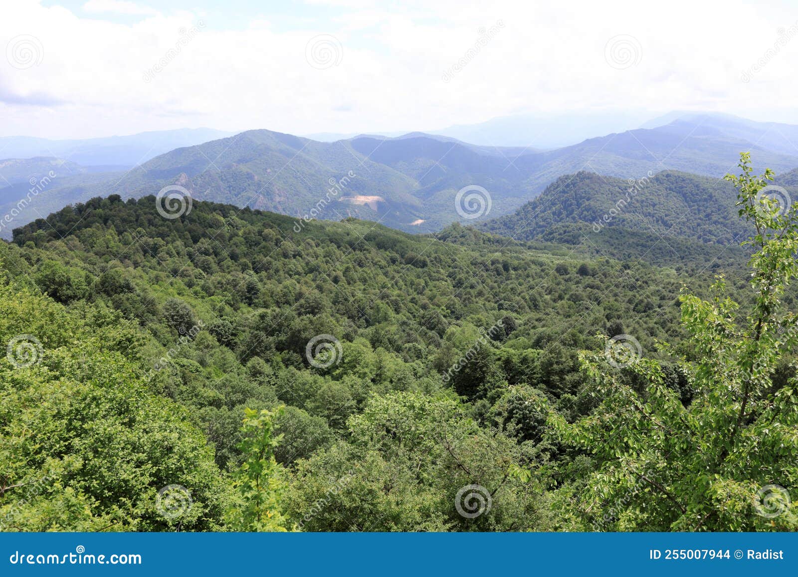 Scenery of Azish-Tau Ridge in Summer Stock Photo - Image of destination ...