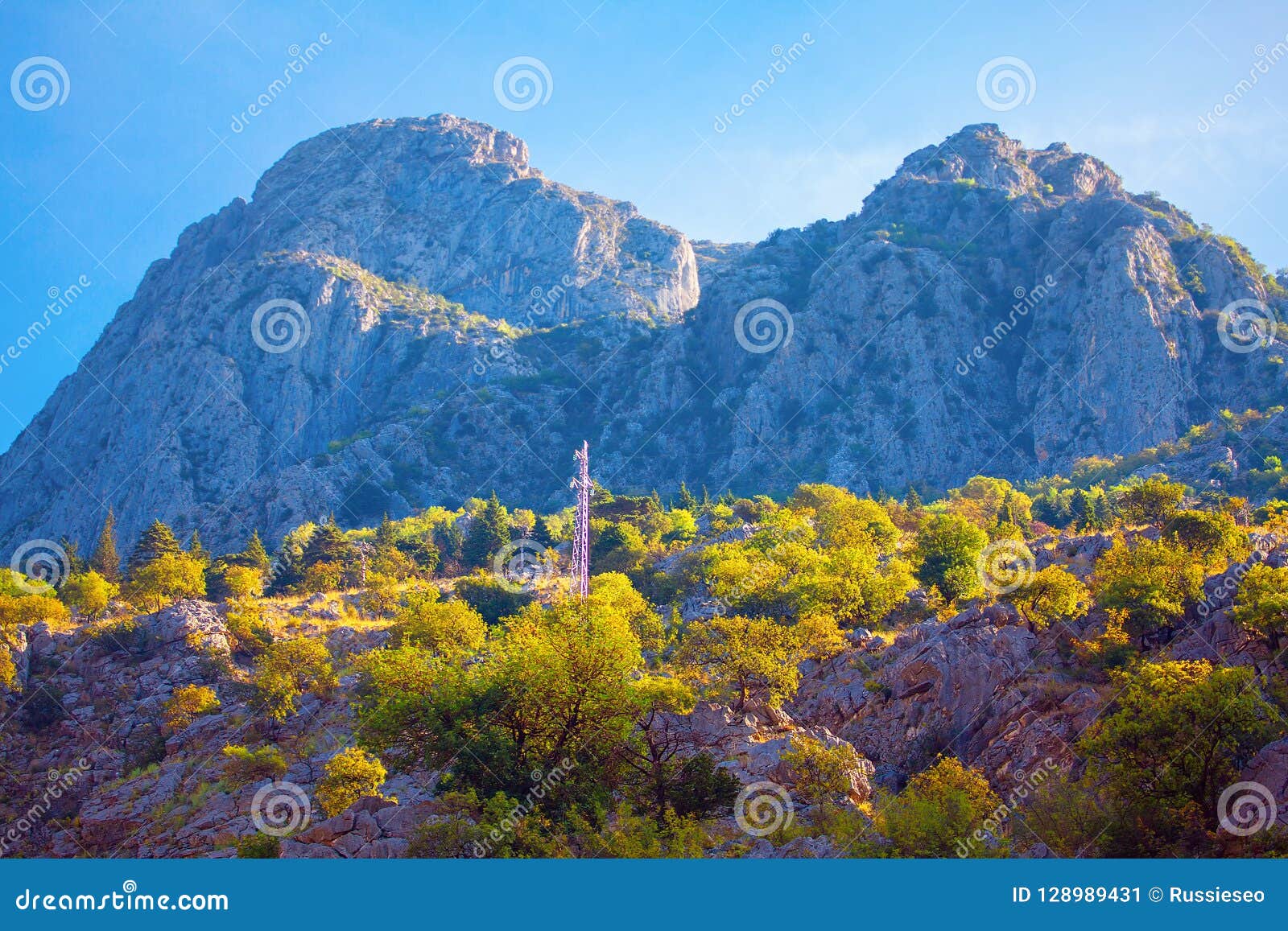 Balkans peaks stock image. Image of nature, background - 128989431