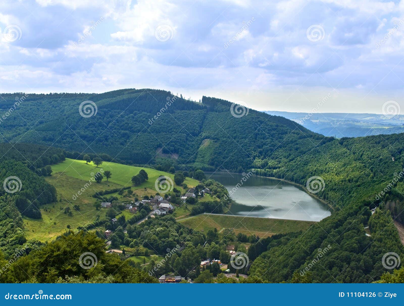 Scenery of Belgian Ardennes Stock Photo - Image of green, landmark ...