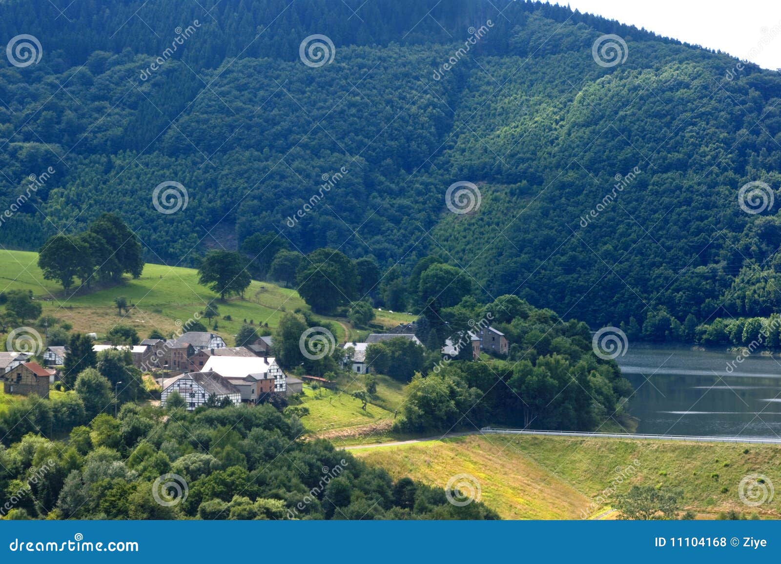 Scenery of Belgian Ardennes Stock Photo - Image of grassland, hill ...