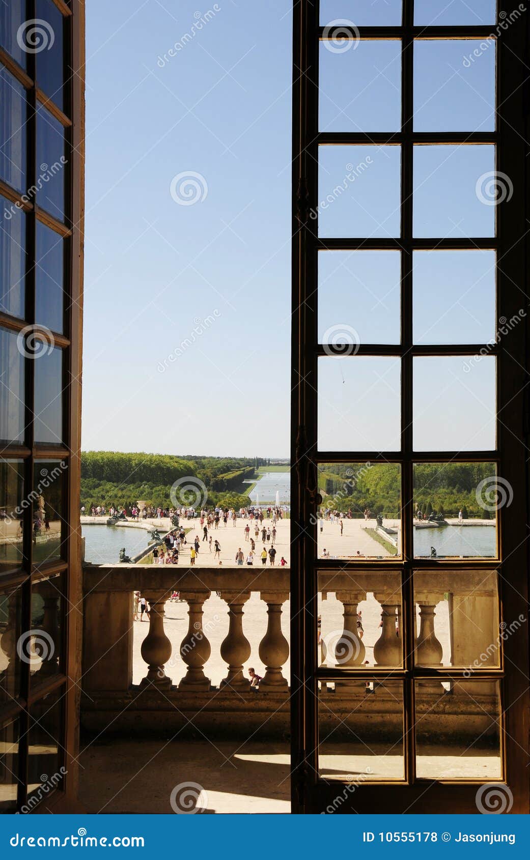 Scenery through the Big Window Stock Photo - Image of watch, decoration ...