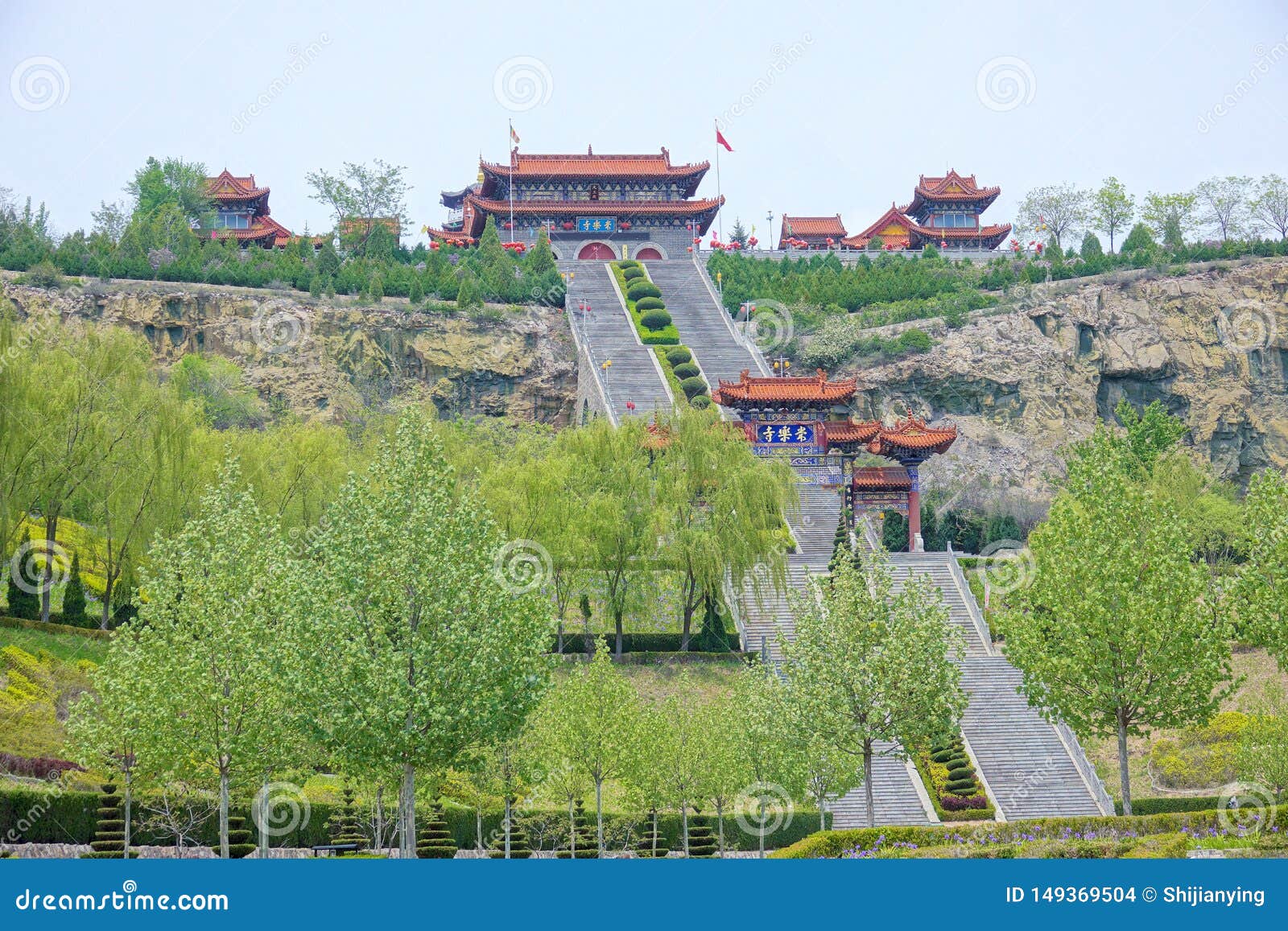 Changle Temple stock photo. Image of scenic, chinese - 149369504