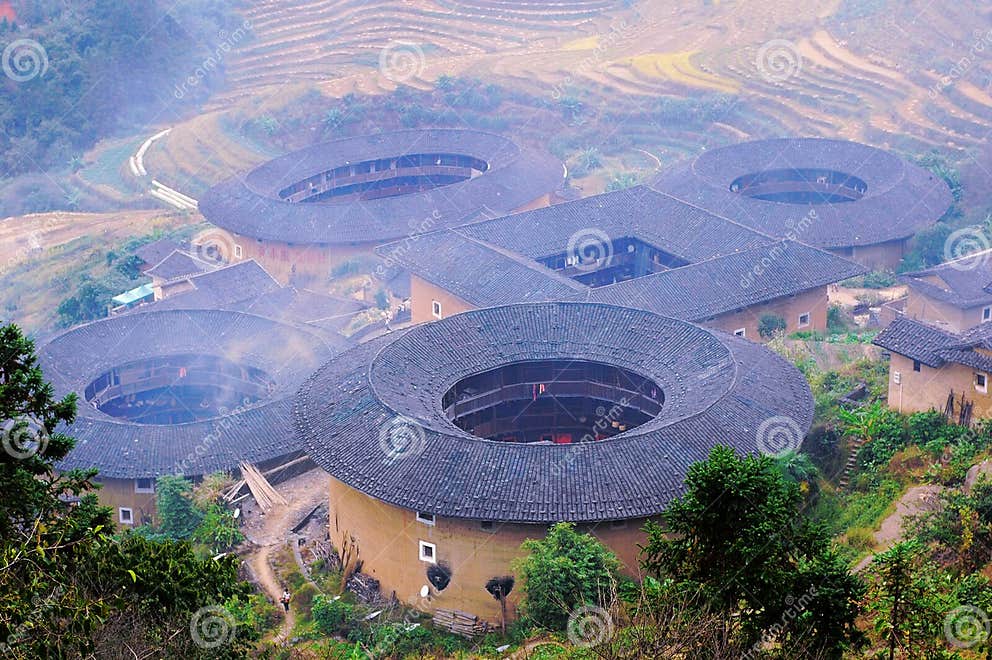 Scenery of Chinese Countryside Stock Photo - Image of traditional ...