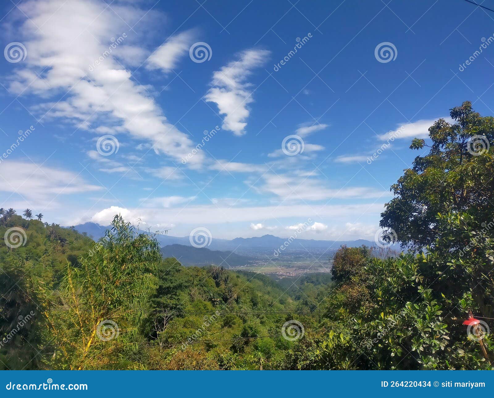 The Scenery in the Cianjur Area Stock Photo - Image of scenery, view ...