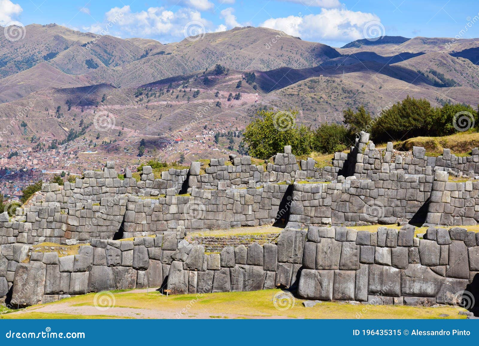 Scenery in Sacsayhuaman in Cusco Stock Image - Image of sacsahuaman ...