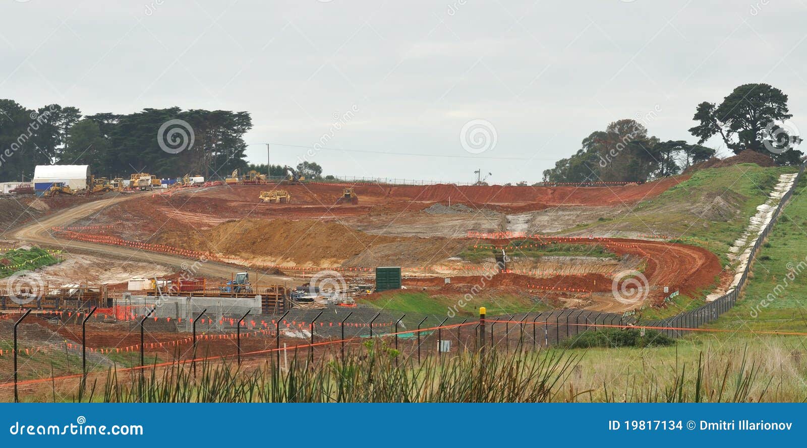 Scenery Earthworks for Freeway in Australia Stock Photo - Image of rise ...