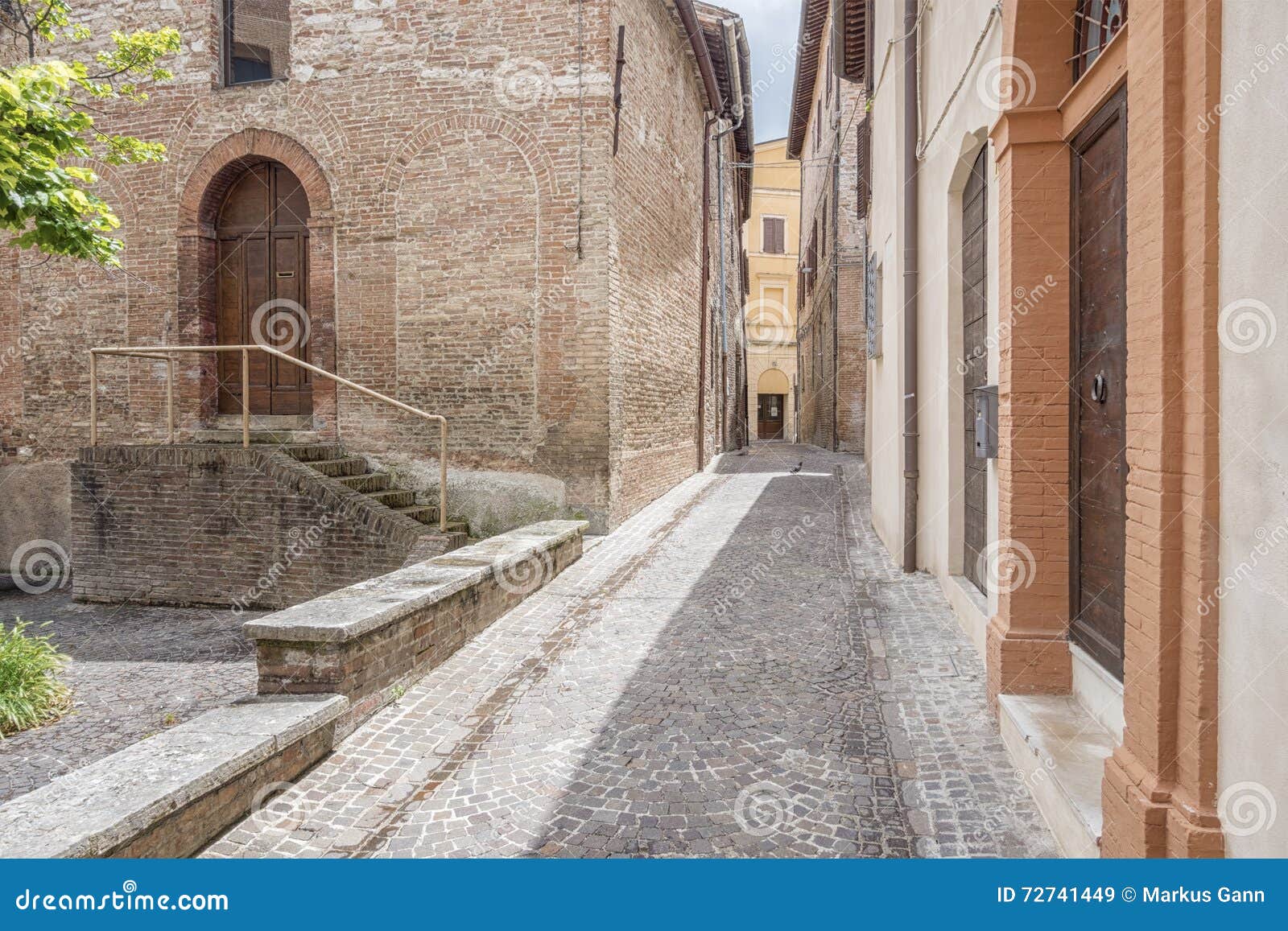 Scenery in Fabriano Italy Marche Stock Image - Image of building ...