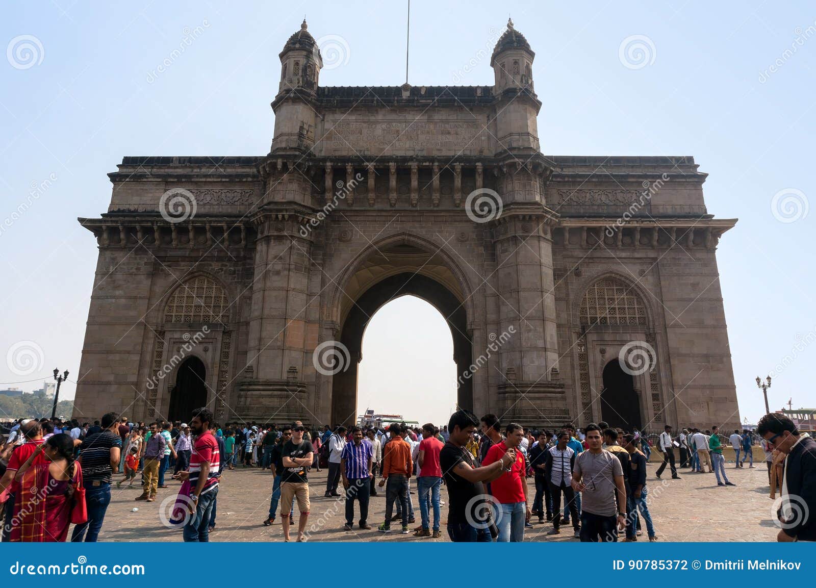 Scenery of Gateway of India in Mumbai, India. Editorial Photography ...