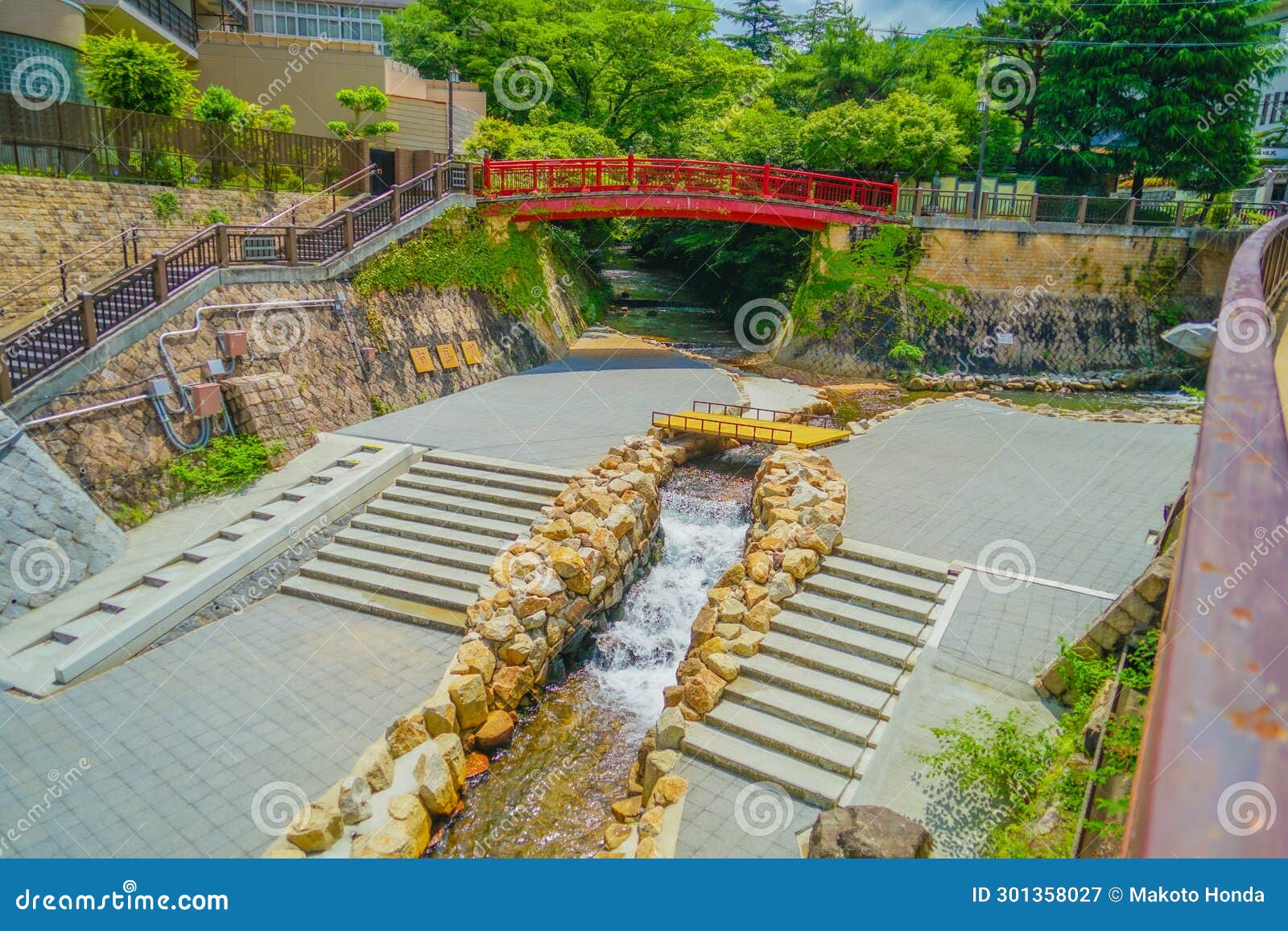 The Scenery of the Hot Spring Town (Arima Onsen Editorial Photography ...