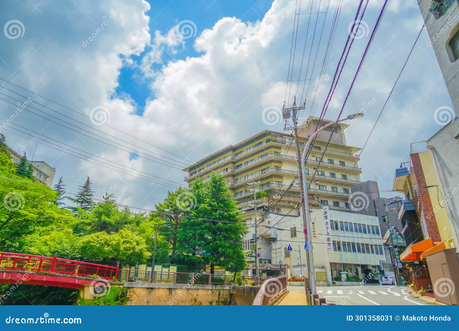 The Scenery of the Hot Spring Town (Arima Onsen Editorial Photo - Image ...