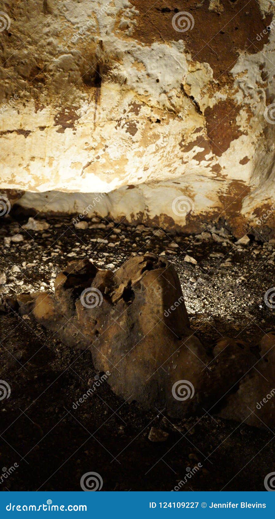 Scenery from the Inside of a Cave Stock Image - Image of geological ...