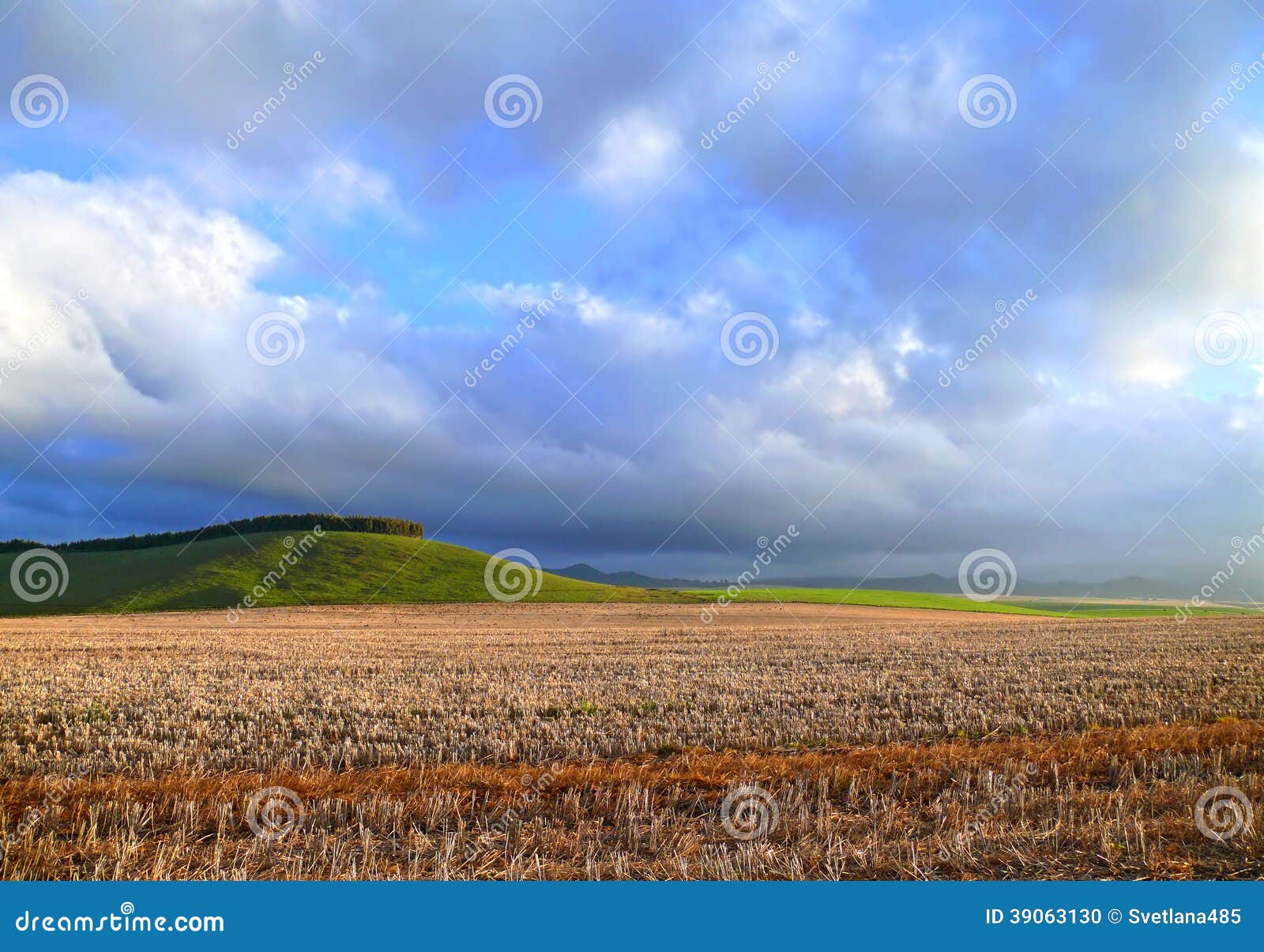 The Scenery. the Intersection of the Equator Stock Photo - Image of ...