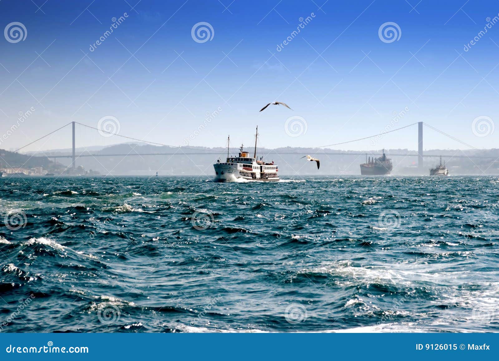 Scenery from Istanbul Turkey Stock Image - Image of harbor, turkish ...
