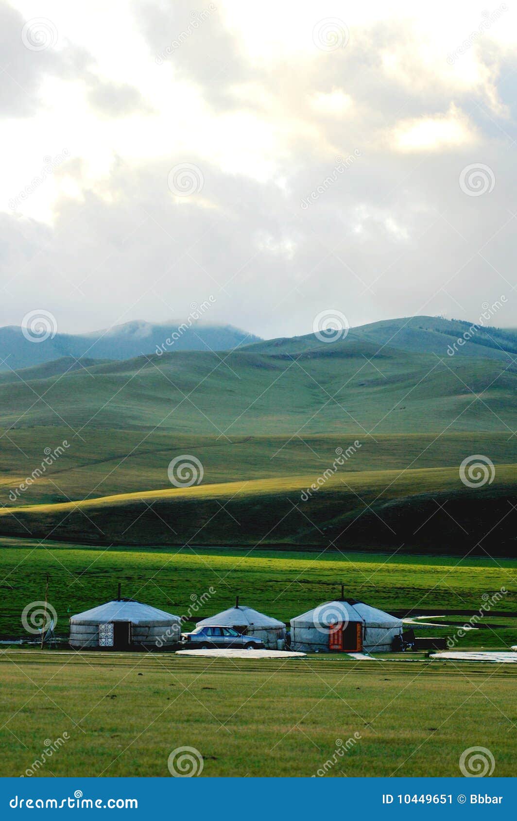 Scenery in Mongolia stock image. Image of natural, scene - 10449651