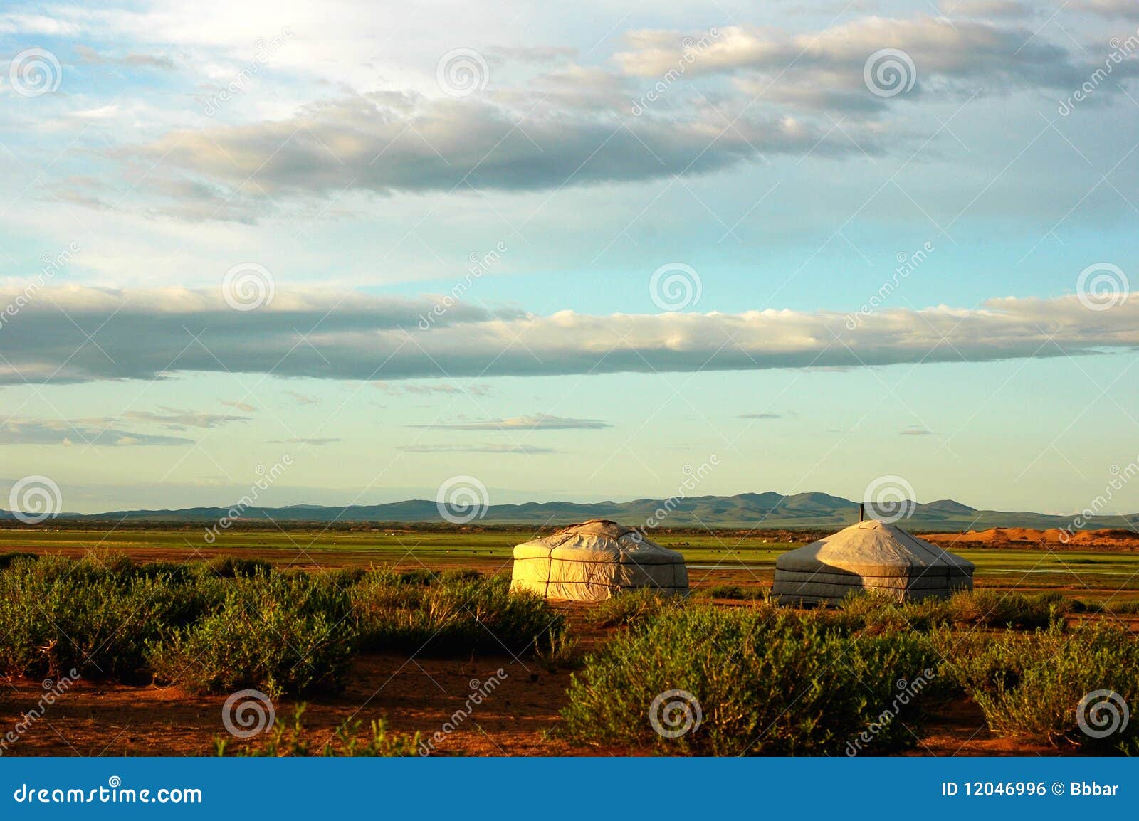 Scenery in Mongolia stock photo. Image of mongol, grass - 12046996