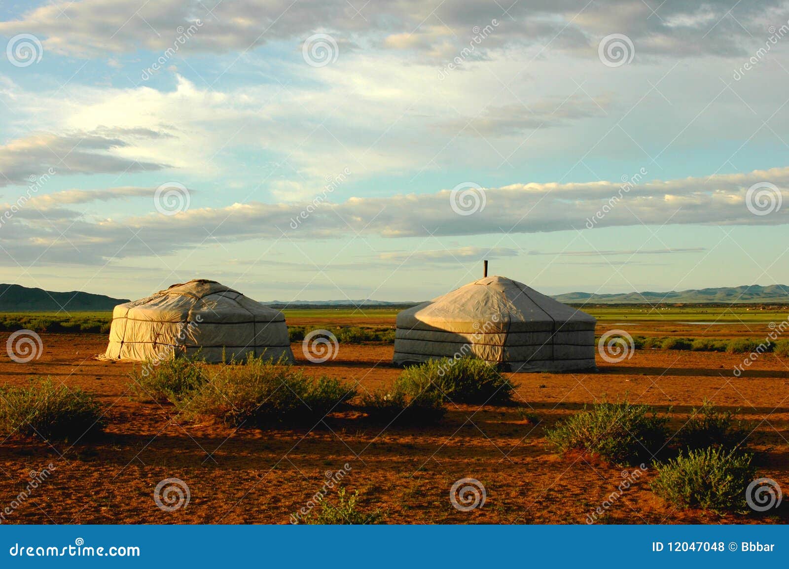 Scenery in Mongolia stock photo. Image of meadows, mountains - 12047048