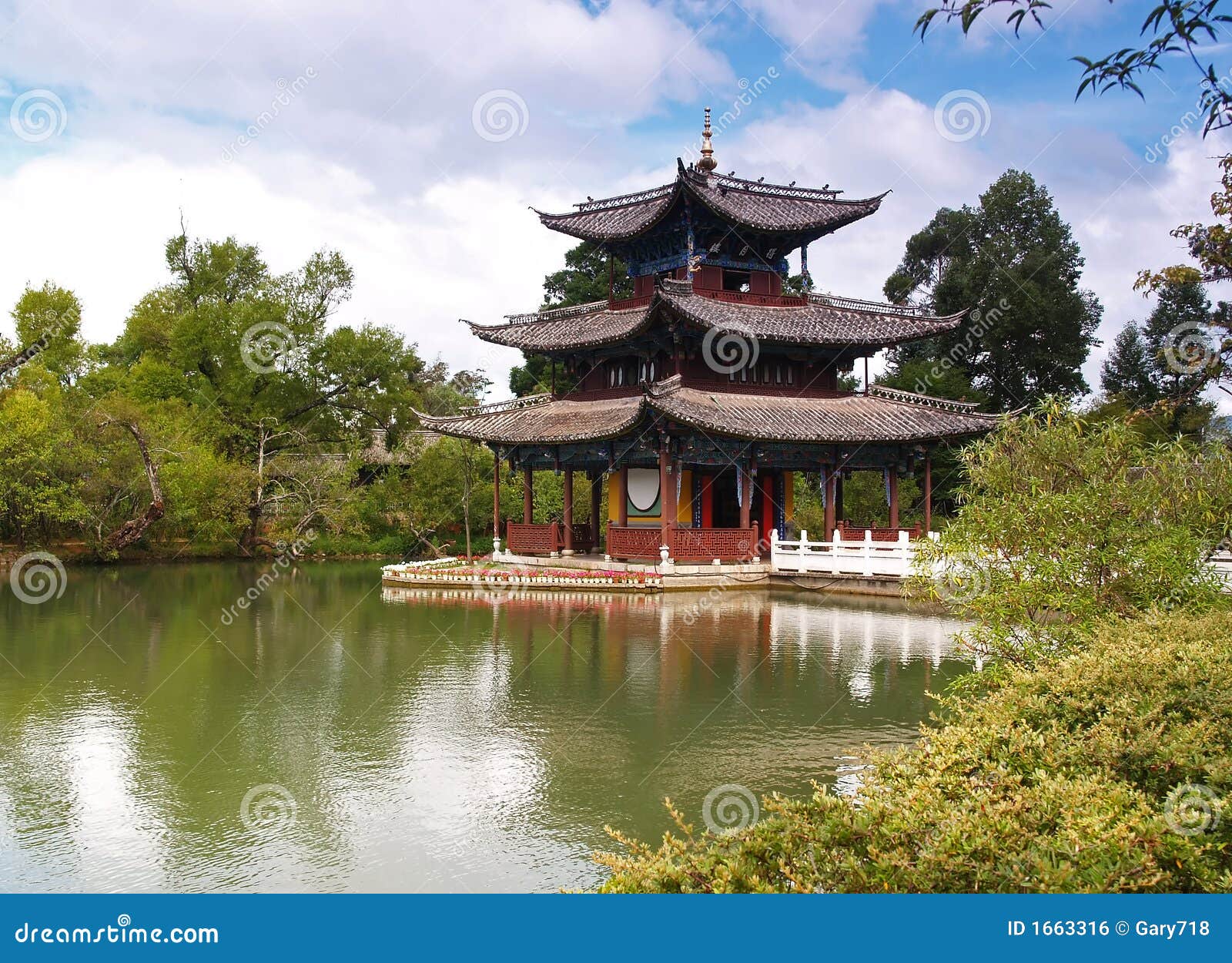 A Scenery Park in Lijiang China #4 Stock Photo - Image of land, lake ...