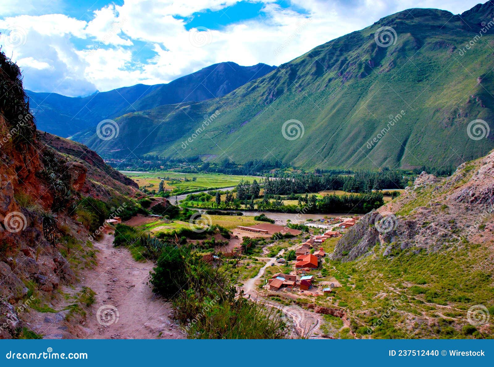 Scenery in the Sacred Valley in Peru Stock Photo - Image of sacred ...