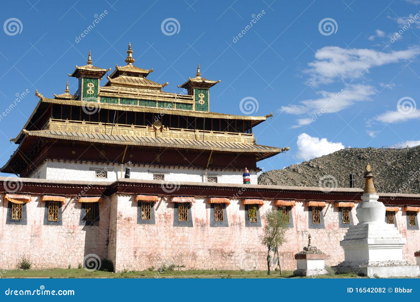 Scenery in Tibet stock photo. Image of lama, religion - 16542082