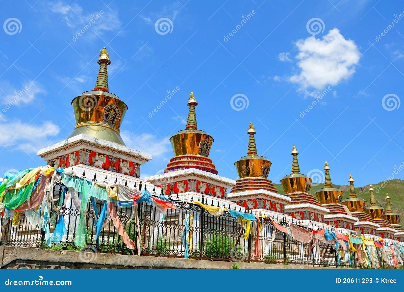 Scenery in Tibet stock image. Image of shadow, landscape - 20611293